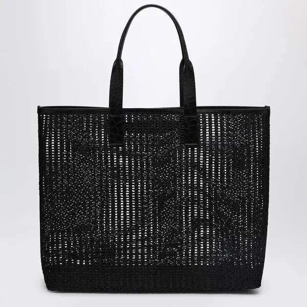 Dolce & Gabbana Adamo Shopping Bag In Woven Mesh