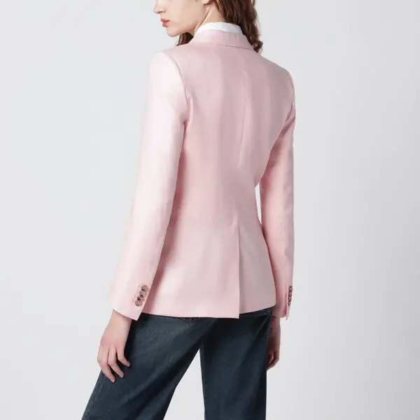 Tagliatore Double-breasted Linen Jacket
