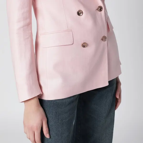 Tagliatore Double-breasted Linen Jacket