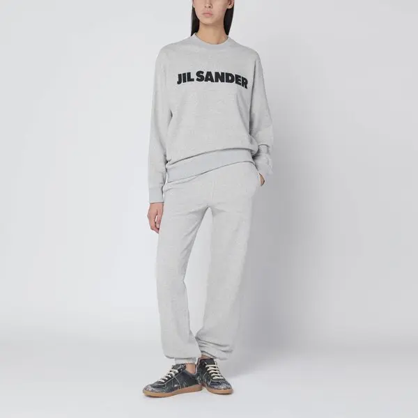 JIL SANDER Light Grey Jogging Trousers