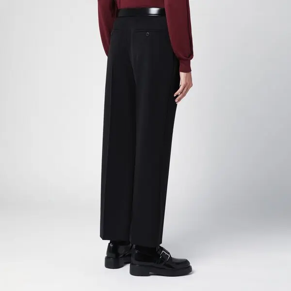 Prada Gabardine Trousers With Belt