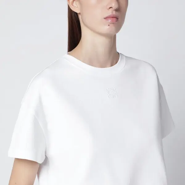 Loewe Asymmetrical Cotton-blend T-shirt