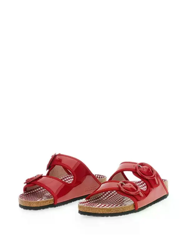 BIRKENSTOCK Arizona Patent Leather Sandals - Red