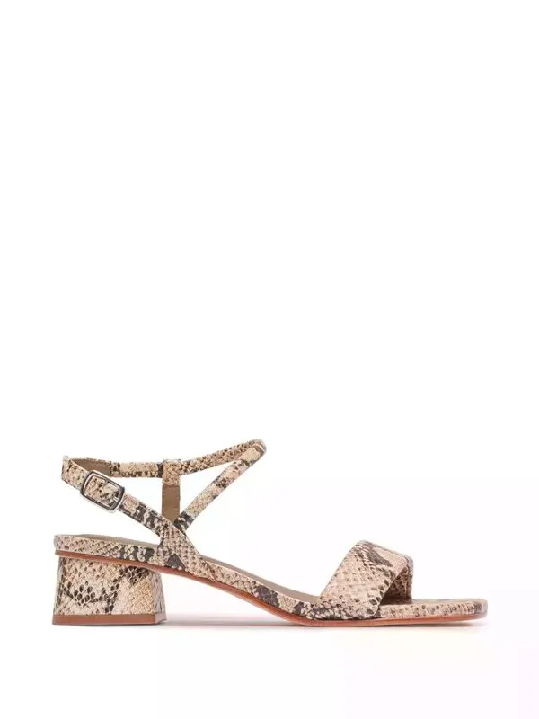 Bernardo Josei Snakeskin-effect Sandals