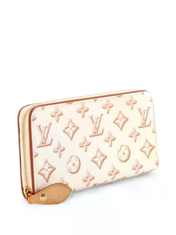LOUIS VUITTON Zippy Wallet Fall For You Monogram Canvas Small Wallets - Brown