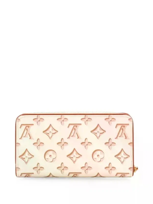 LOUIS VUITTON Zippy Wallet Fall For You Monogram Canvas Small Wallets
