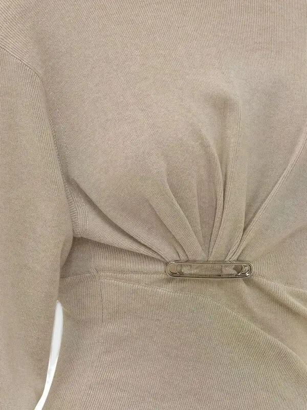 LANVIN Safety-pin Draped Sweater