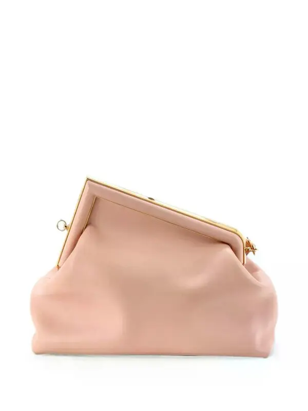 Fendi First Bag Leather Medium Clutch Bag