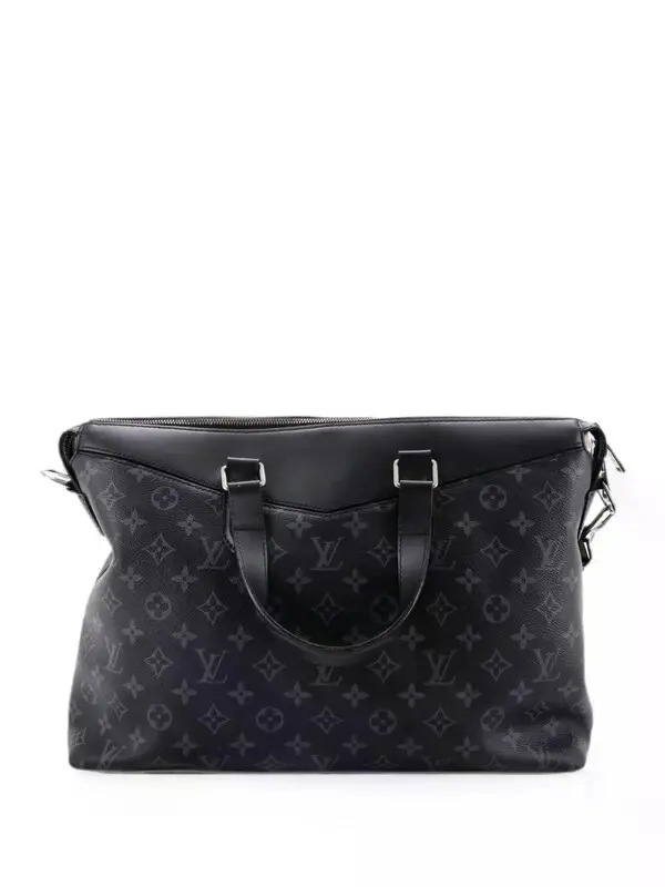 LOUIS VUITTON Explorer Briefcase Monogram Eclipse Canvas Business Bag