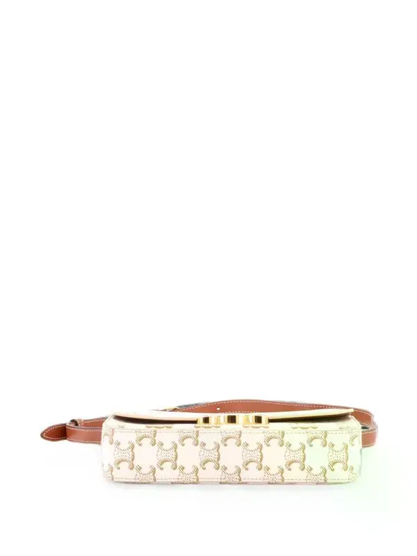 Celine Triomphe East-west Triomphe Coated Canvas Shoulder Bag