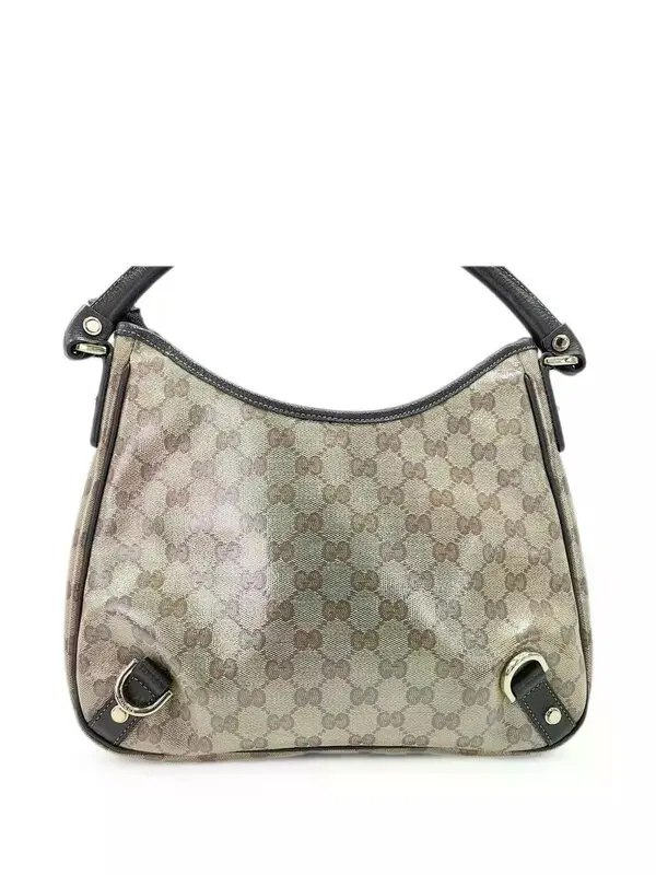 Gucci 2000s Abbey Gg Crystal Shoulder Bag