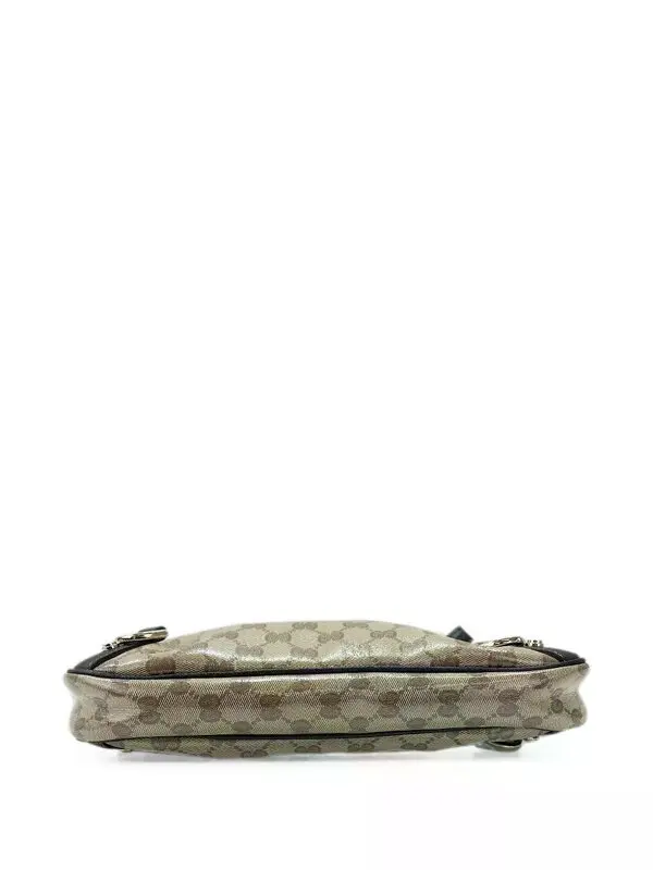Gucci 2000s Abbey Gg Crystal Shoulder Bag