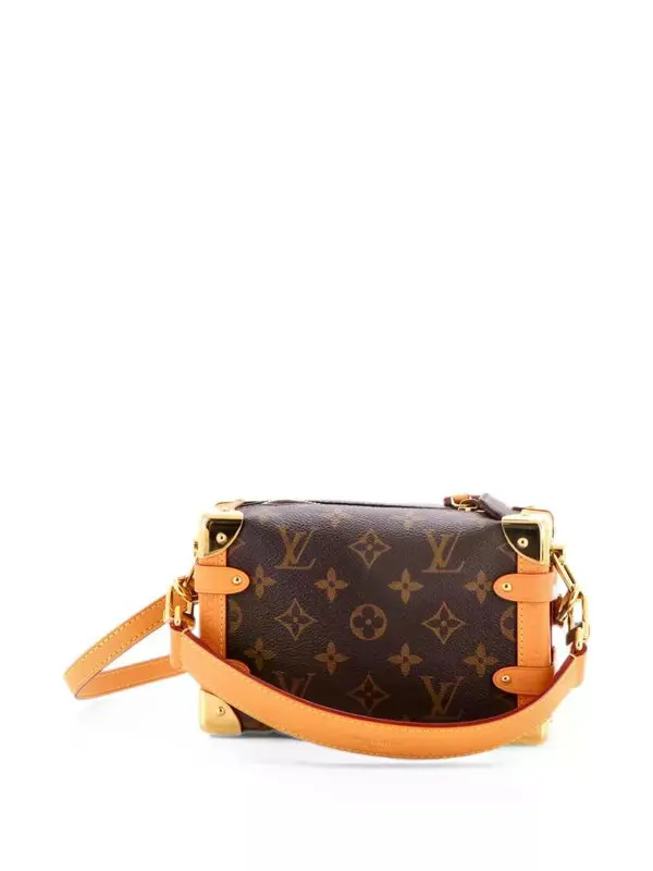 LOUIS VUITTON Side Trunk Handbag Monogram Canvas Pm Shoulder Bag - Brown