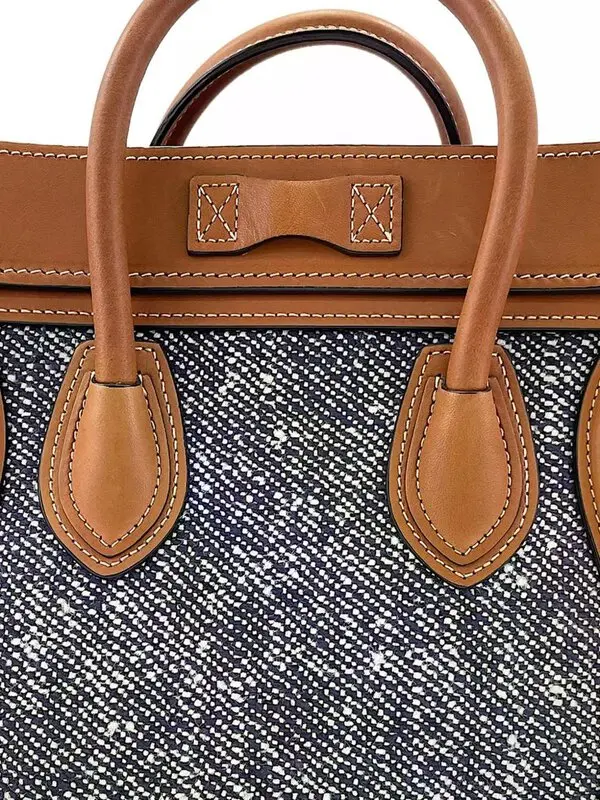 Celine 2010s Luggage Nano Shopper Tote Bag