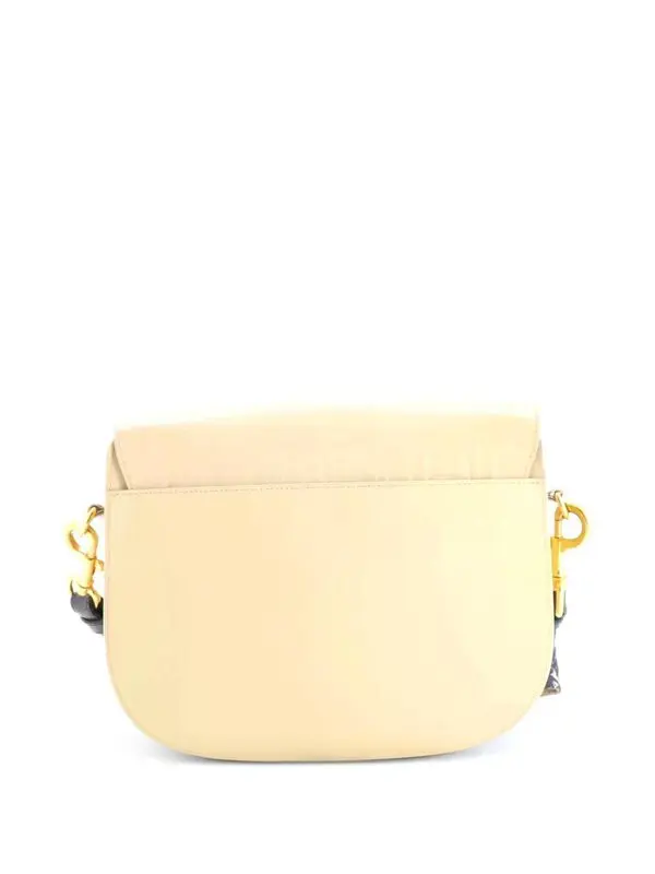 Dior Bobby Flap Bag Leather Large Crossbody Bag - Neutrals