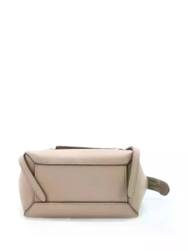 Celine Textured Leather Belt Bag Pico Shoulder Bag - Neutrals