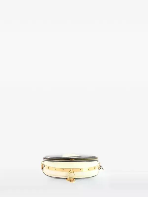 Chloé Nile Leather Mini Crossbody Bag - White