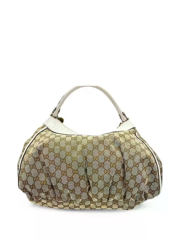 Gucci 2000s Gg Canvas D-ring Shoulder Bag