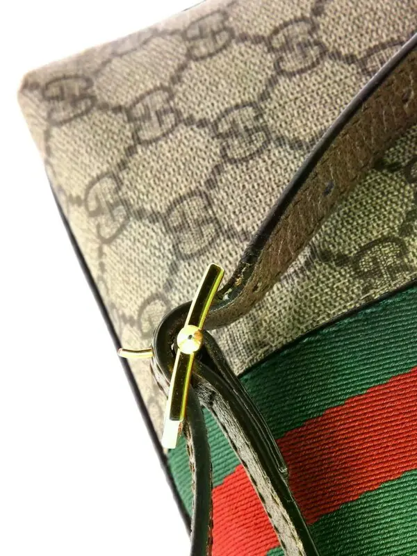 Gucci Ophidia Gg Coated Canvas Dome Shoulder Bag