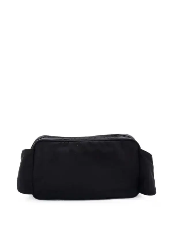 Prada Re-nylon Belt Bag With Saffiano Leather Accents