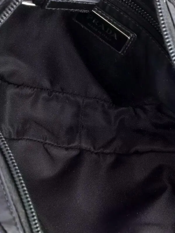 Prada Re-nylon Belt Bag With Saffiano Leather Accents