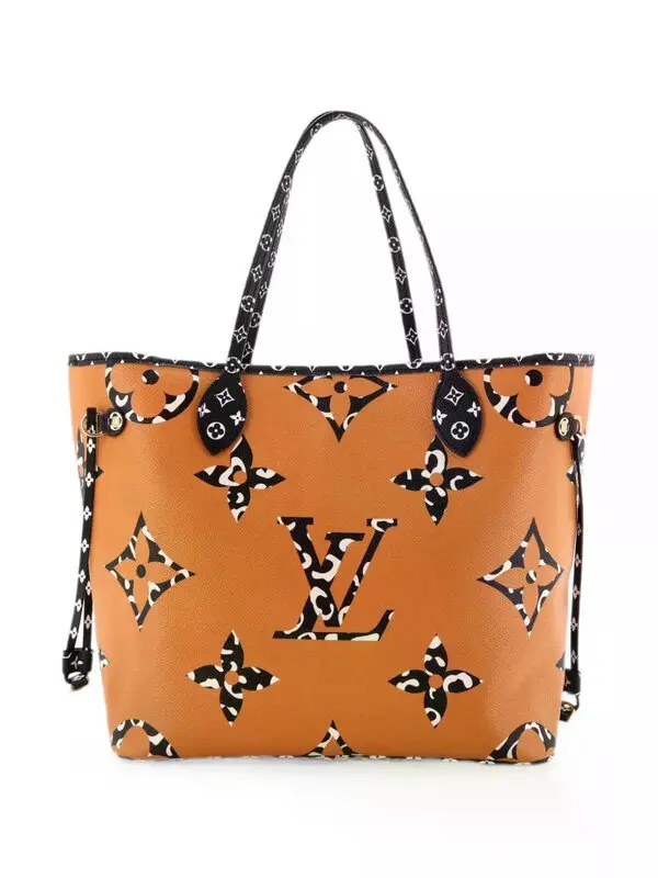 LOUIS VUITTON Neverfull Nm Limited Edition Jungle Monogram Giant Mm Tote Bag - Neutrals
