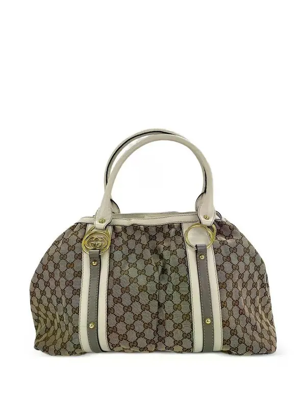 Gucci 2000s Interlocking G Tote Bag - Brown