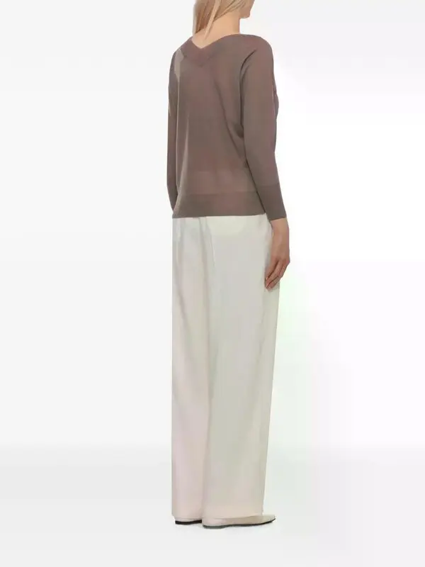 Marella V-neck Raglan-sleeved Sweater