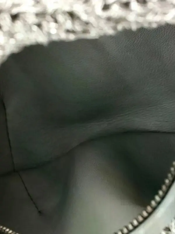 Bottega Veneta Laminated Crochet Mini Satchel