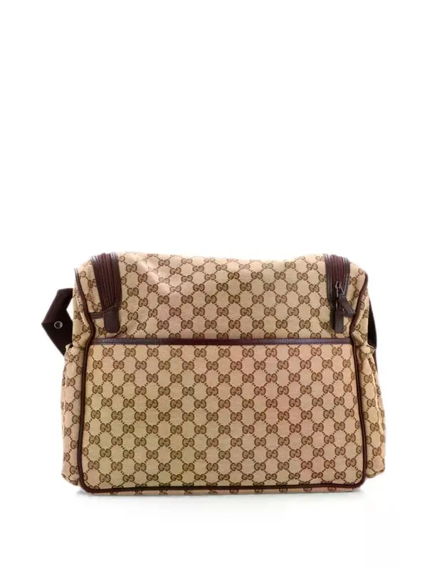 Gucci Diaper Gg Canvas Crossbody Bag - Brown