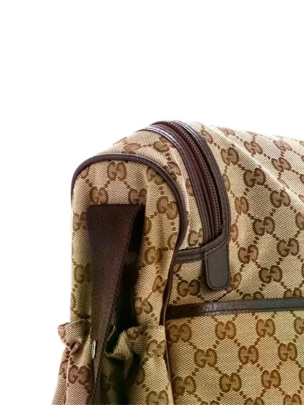 Gucci Gg Canvas Diaper Crossbody Bag