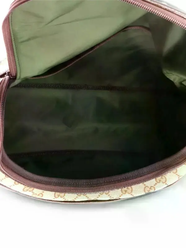 Gucci Gg Canvas Diaper Crossbody Bag