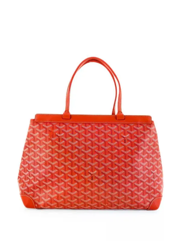 Goyard Bellechasse Bag Coated Canvas Pm Tote Bag - Orange