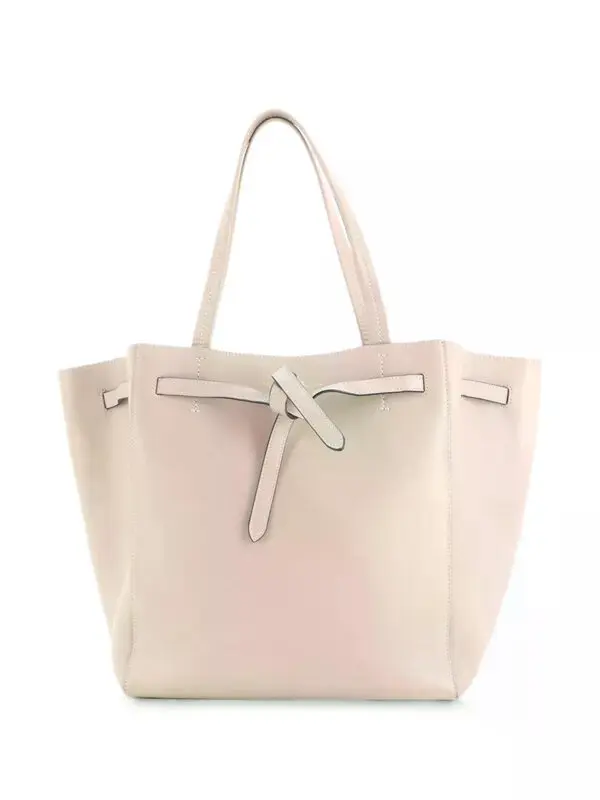 Celine Phantom Tie Cabas Leather Medium Tote Bag