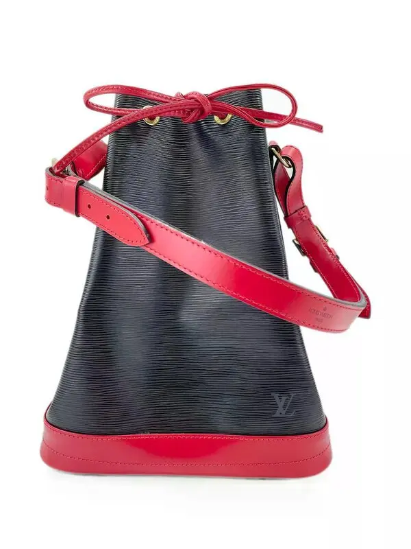 LOUIS VUITTON 1996 Noe Epi Shoulder Bag - Black