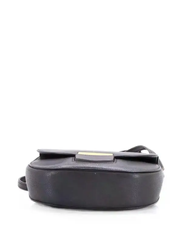 Celine Trotteur Grainy Leather Small Crossbody Bag - Grey