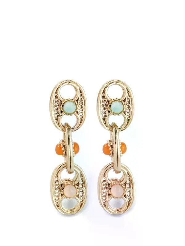 Gas Bijoux Carthage Multi-link Earrings - Gold