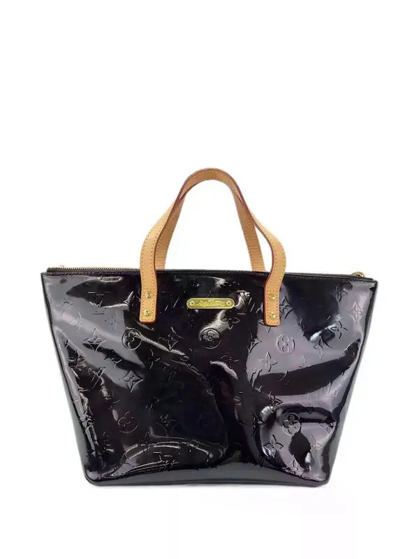 LOUIS VUITTON 2008 Monogram Vernis Bellevue Pm Shoulder Bag - Black