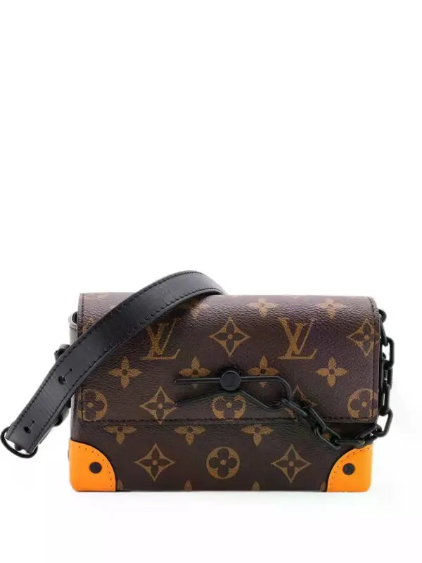 LOUIS VUITTON Steamer Wearable Wallet Macassar Monogram Canvas Crossbody Bag
