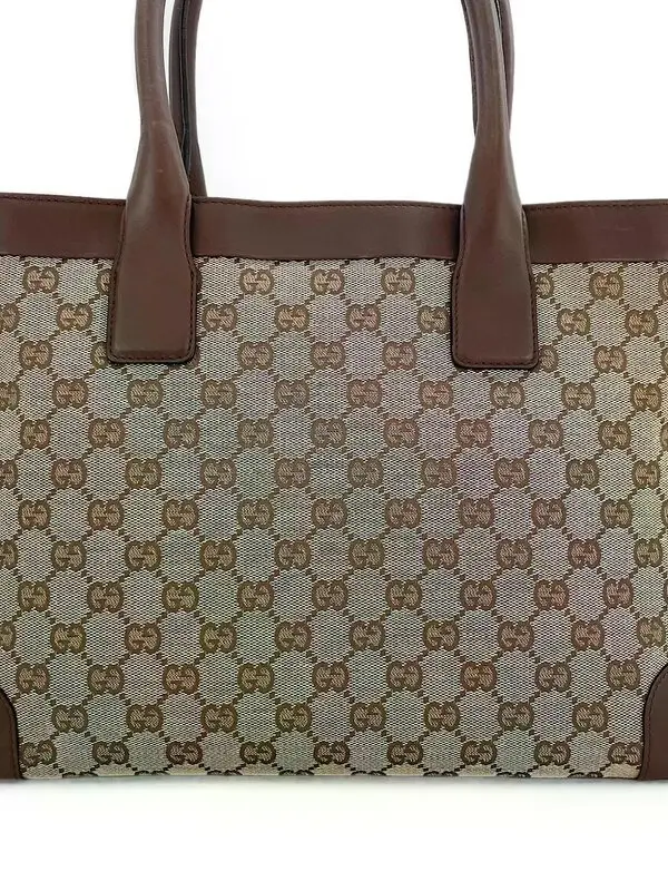Gucci 2000s Gg Canvas Shoulder Bag - Neutrals
