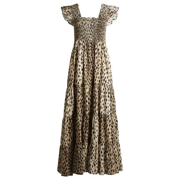 Rixo Kendall Dress - Antelope Spot Black