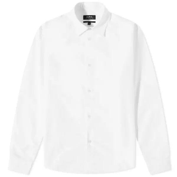A.p.c. Casual Poplin Shirt - White