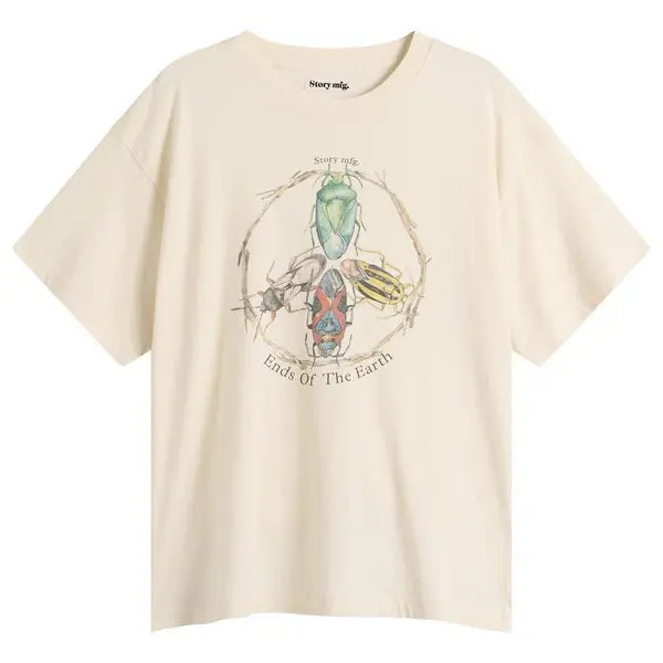 STORY MFG. Grateful T-shirt Presented End - Ecru