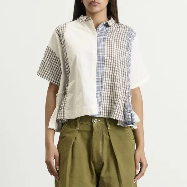 STORY MFG. Precious Patchwork Wren Top Presented End