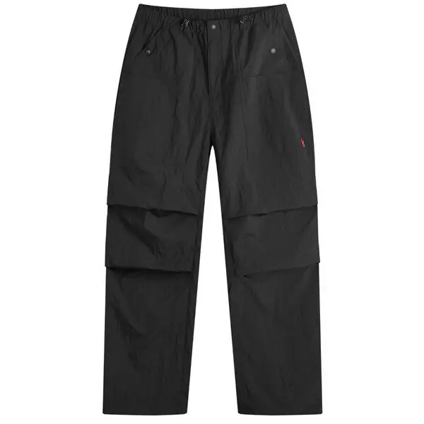 UNIFORM BRIDGE Relaxed Training Pants - Black