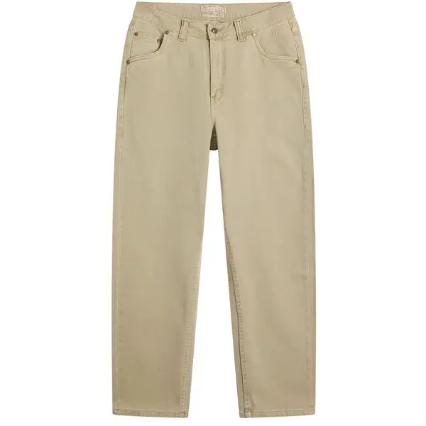 DIME Classic Relaxed Denim Pants - Khaki