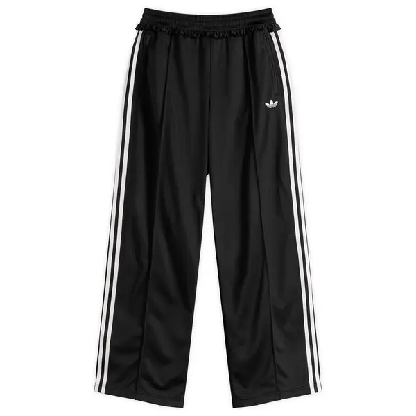 Adidas Pleated Firebird Track Pant - Black