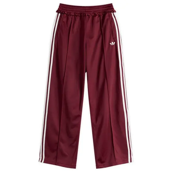 Adidas Pleated Firebird Track Pant - Shadow Red