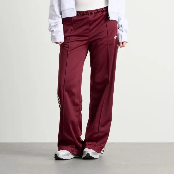 Adidas Pleated Firebird Track Pant - Shadow Red