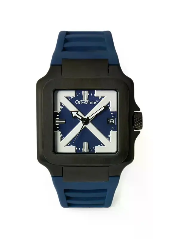 Off-White Proto Layer Squared Case 42,8mm Watch - Blue